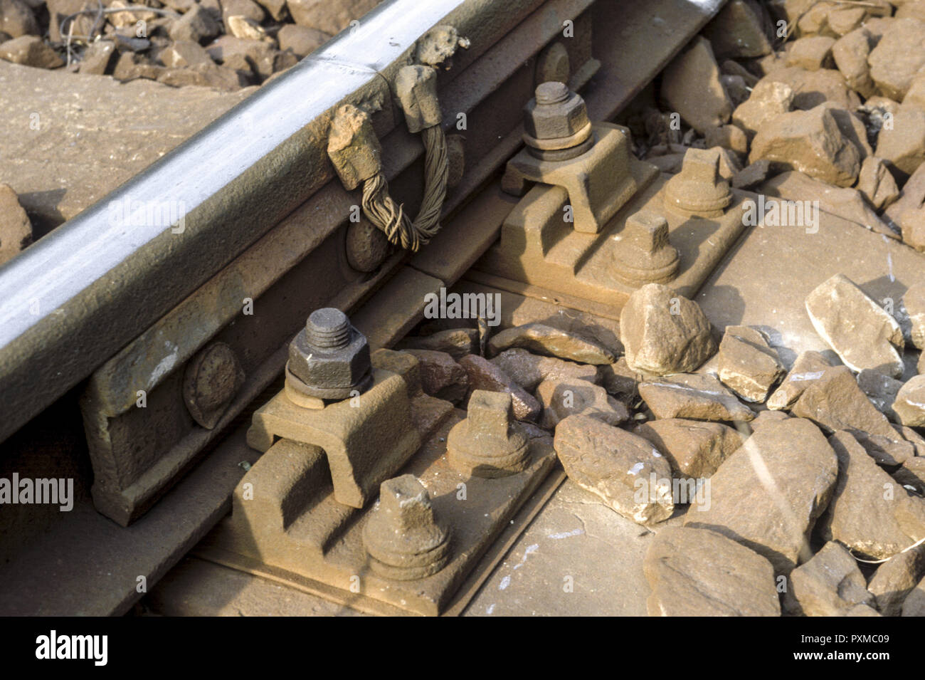 Bahngleis Detail Eisenbahn Bahnschienen Gleis Eisenbahnschienen ...