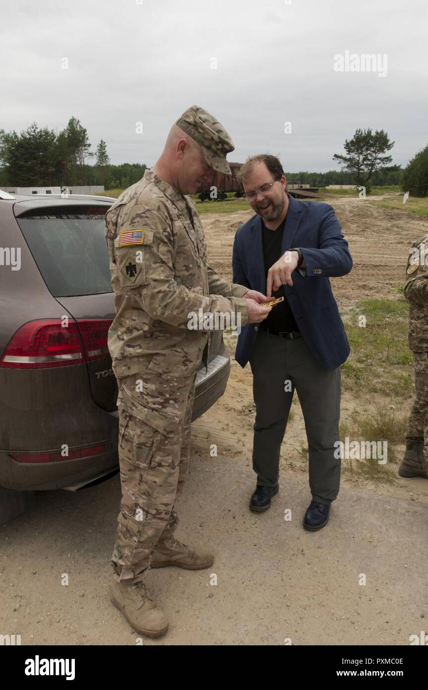 Lt. Col. Colby Wyatt, commander of the U.S. Army’s 1st Battalion, 179th ...