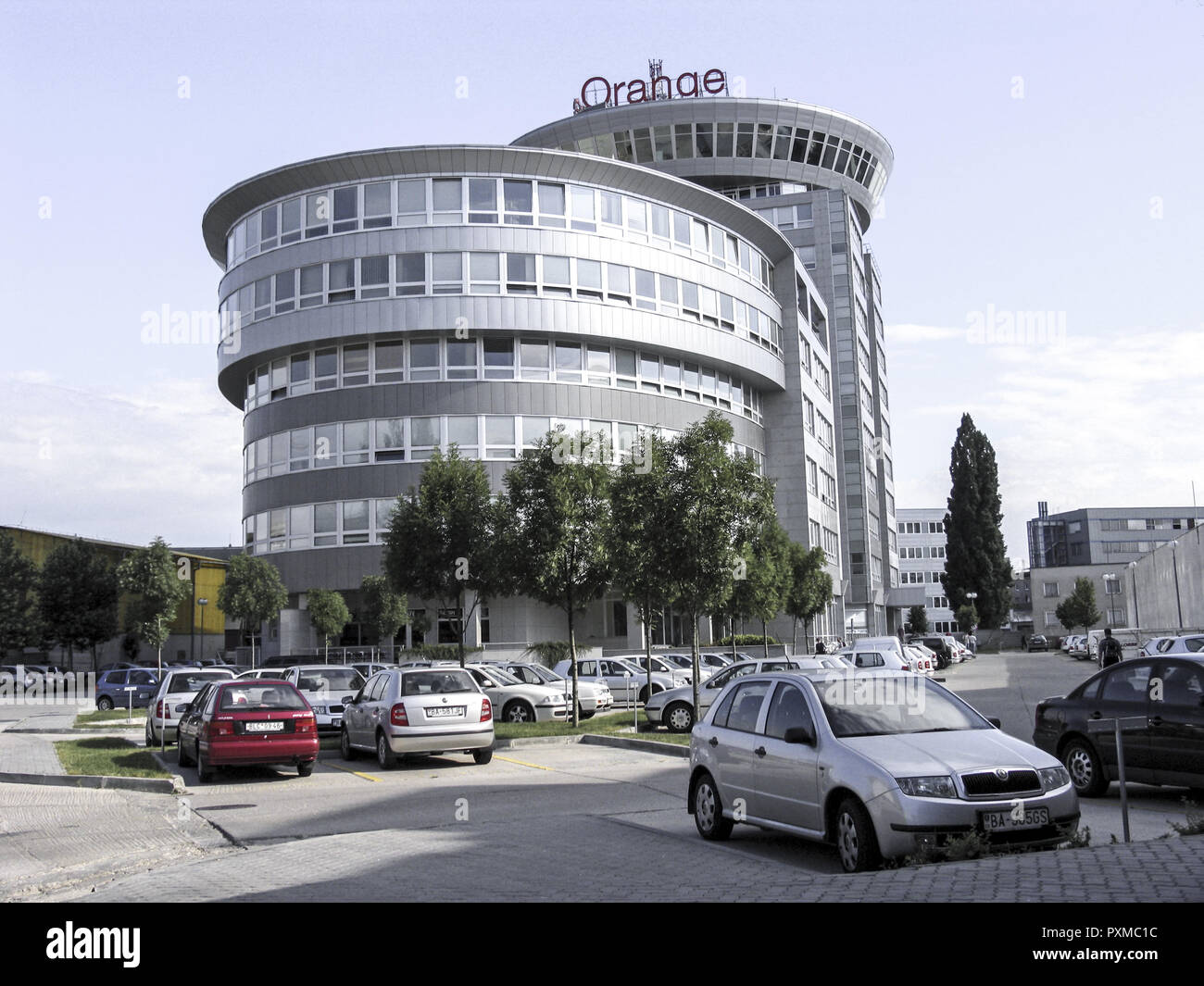 Slovakia, modern office building in Bratislava Stock Photo - Alamy