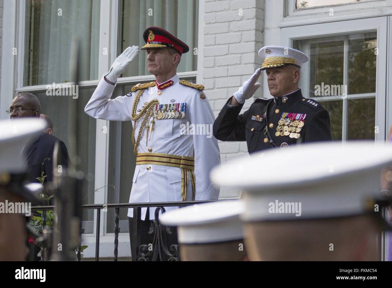 Lt. Gen. Angus J. Campbell, chief of the Australian Army, left, and ...