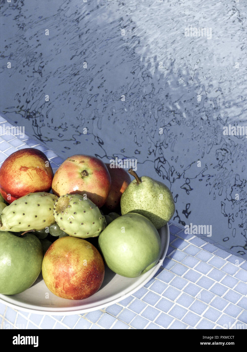 fruit by the pool Stock Photo - Alamy