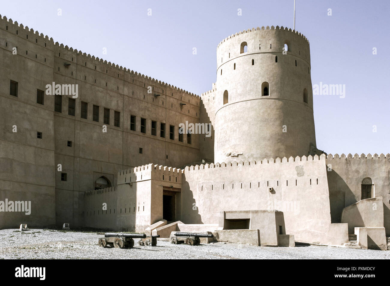 Sultanat Oman Reisen Rustaq Stadt Fort Qala at al-Qesra Festung ...