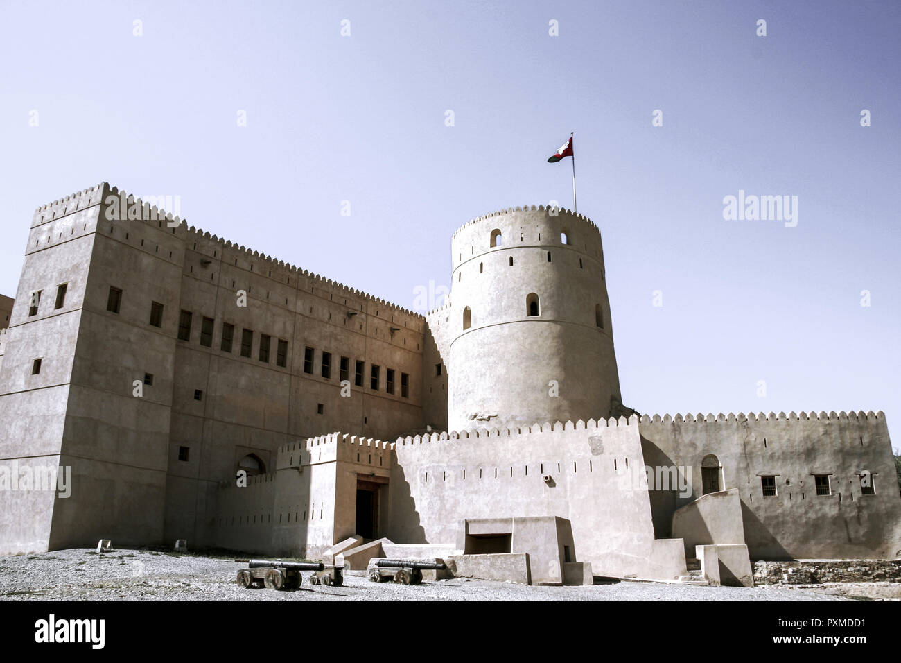 Oman, Fort Qalaat al-Qesra of Rustaq Stock Photo - Alamy