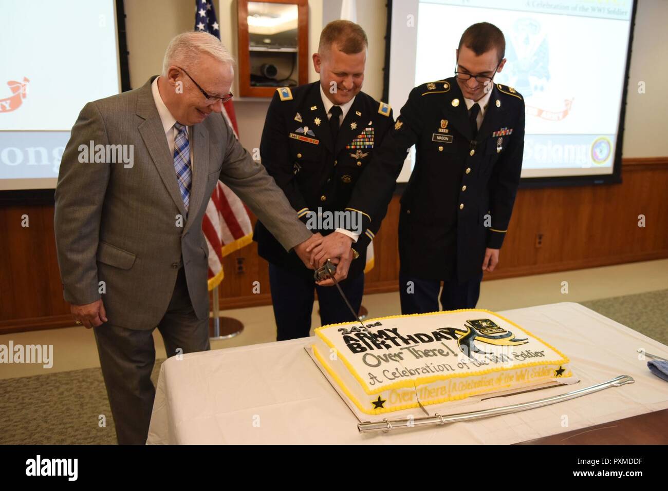 Retired Army Col. Geoff Moran, Army Col. Brian Moore, Joint Functional ...