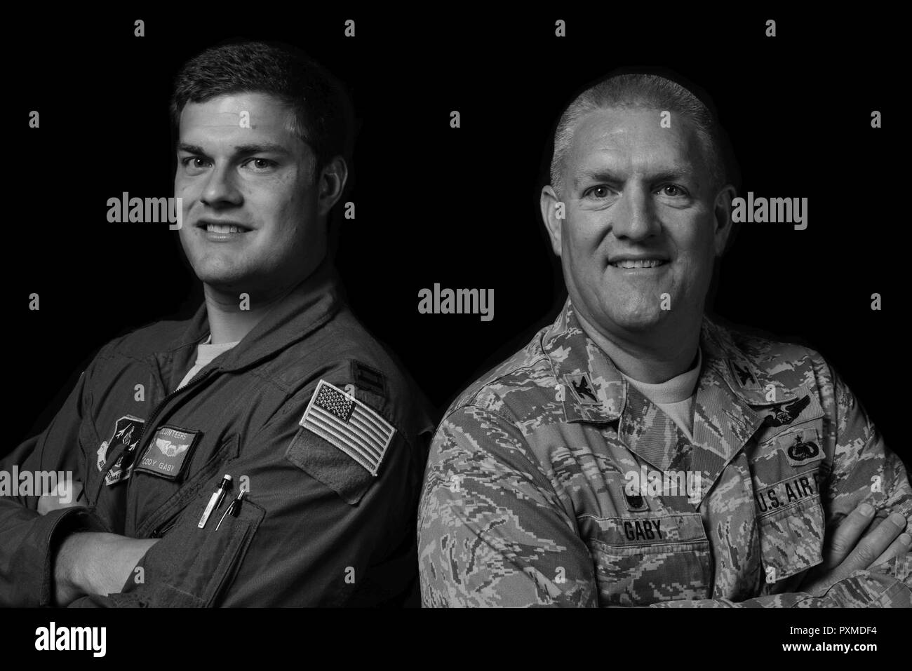 Us air force pilot col Black and White Stock Photos & Images - Alamy