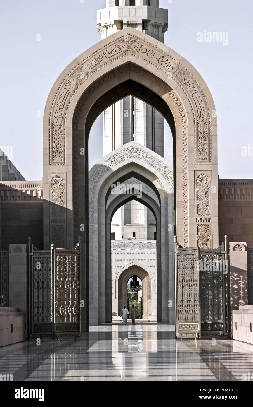 Oman Reisen Sultan Qaboos Grand Moschee Muscat Maskat Masquat Mosque ...