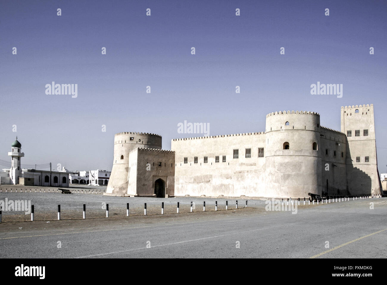 Oman Barka Architektur Aussen Festung Festungen Fort Forts Gebaeude ...
