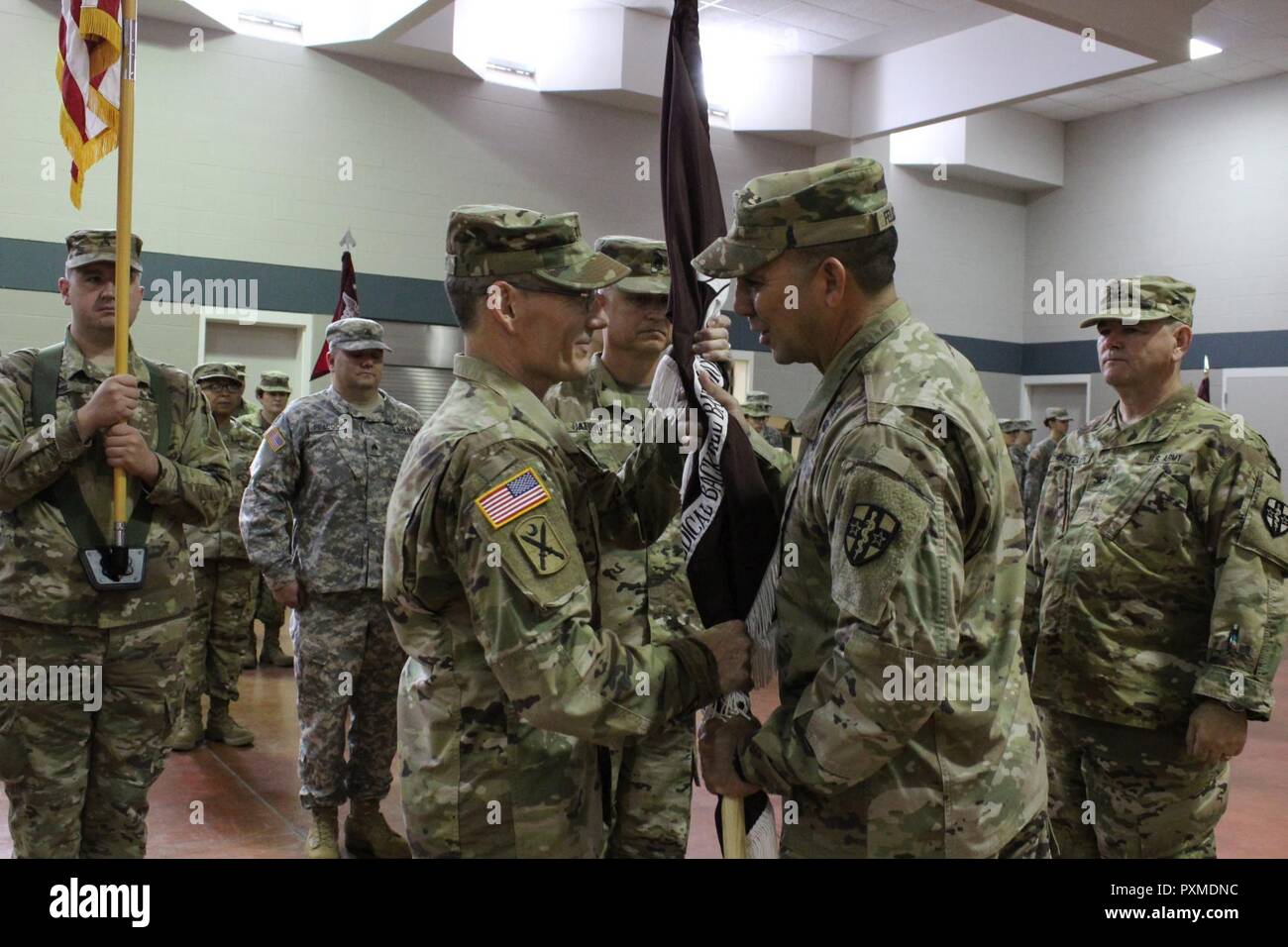DES MOINES, Iowa—U.S. Army Reserve Col. Louis Feliciano, commander of ...
