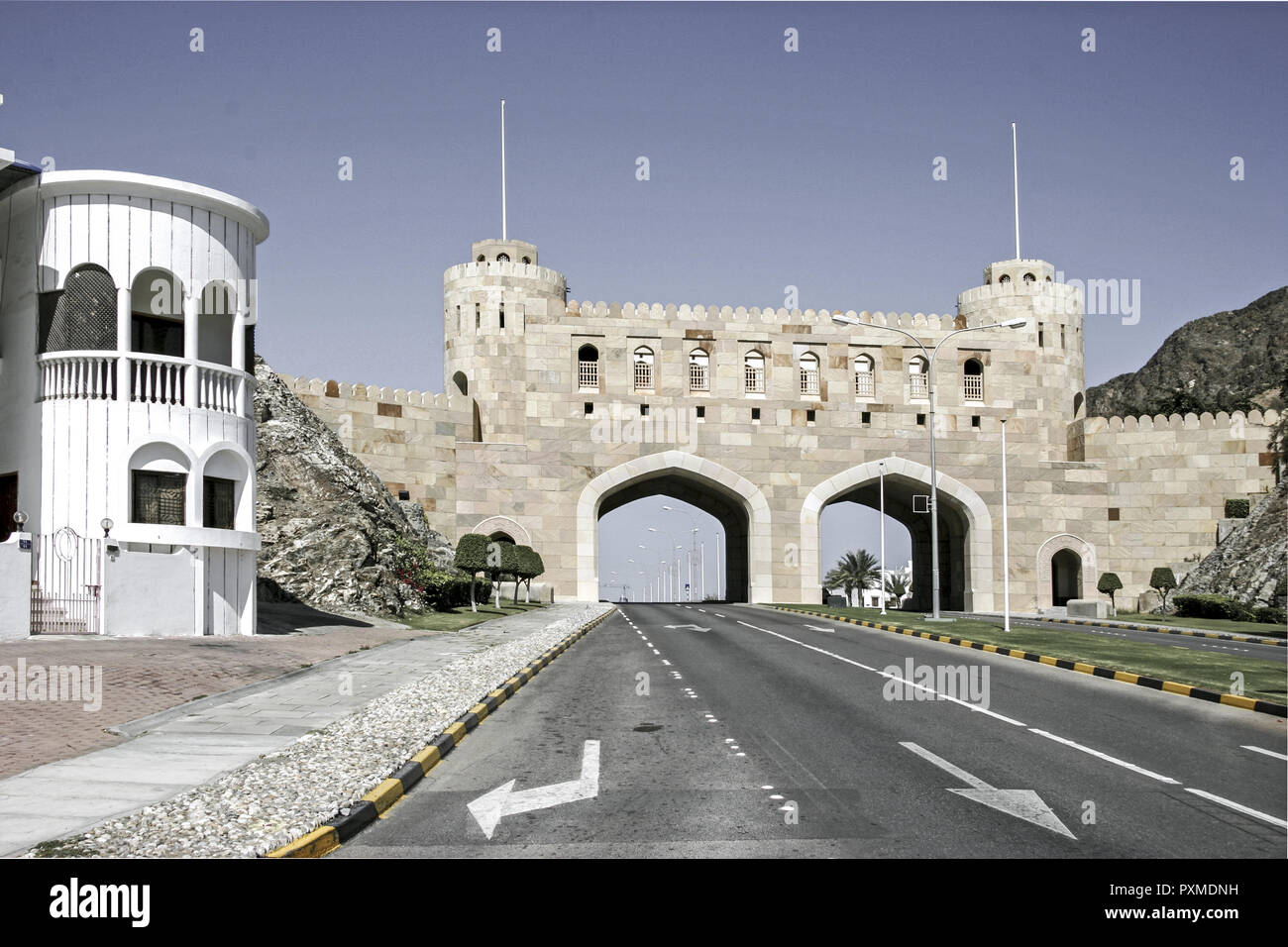 Sultanat Oman Muscat Maskat Masquat Reisen Verkehr Gate Museum Kultur ...