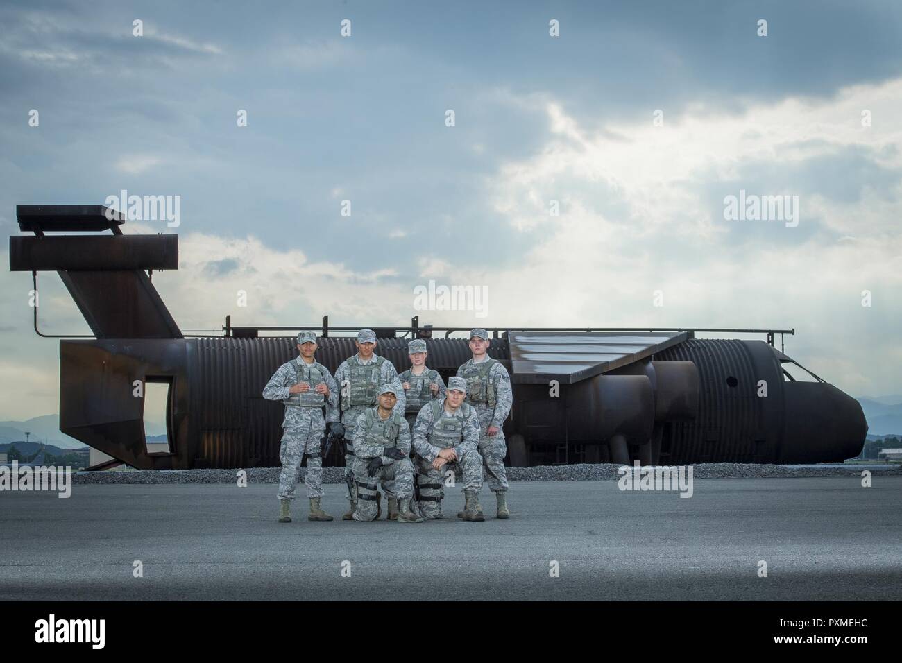 The 374th Security Forces Squadron 2017 Security Forces Advanced Combat Skills Assessment team ...