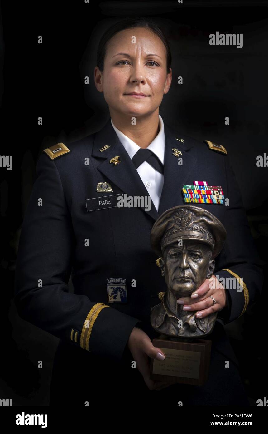 Chief Warrant Officer 2 Jennifer Pace poses for a portrait in Baltimore ...