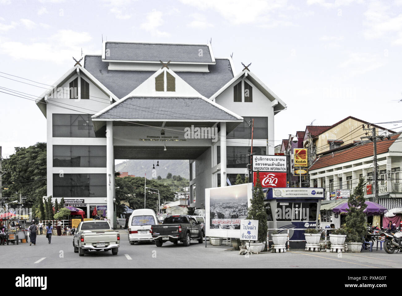 Goldenes Dreieck Mae Sai Chiang Rai Tachilek Nordthailand Grenze ...