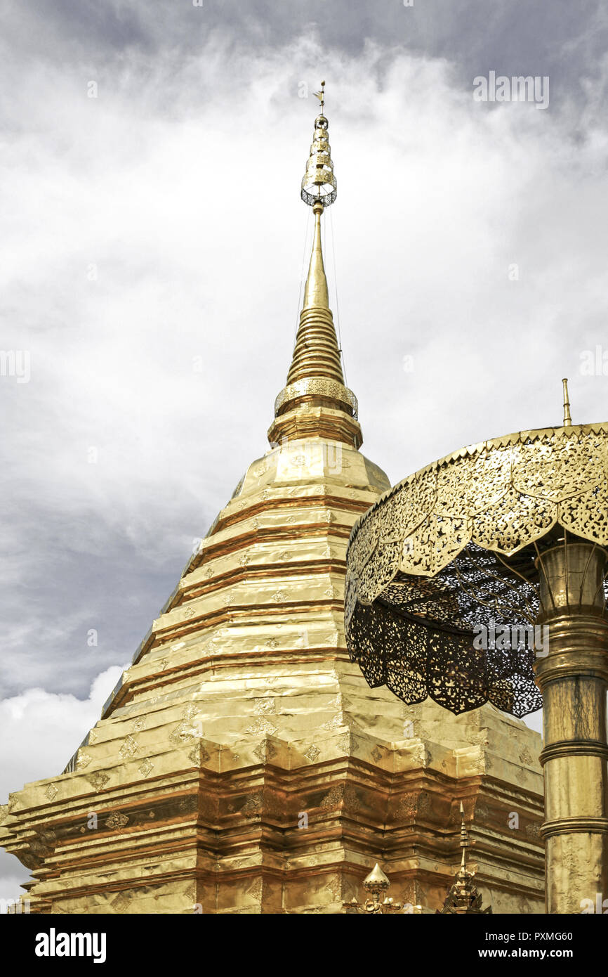 Golden chedi at chiang may hi-res stock photography and images - Alamy