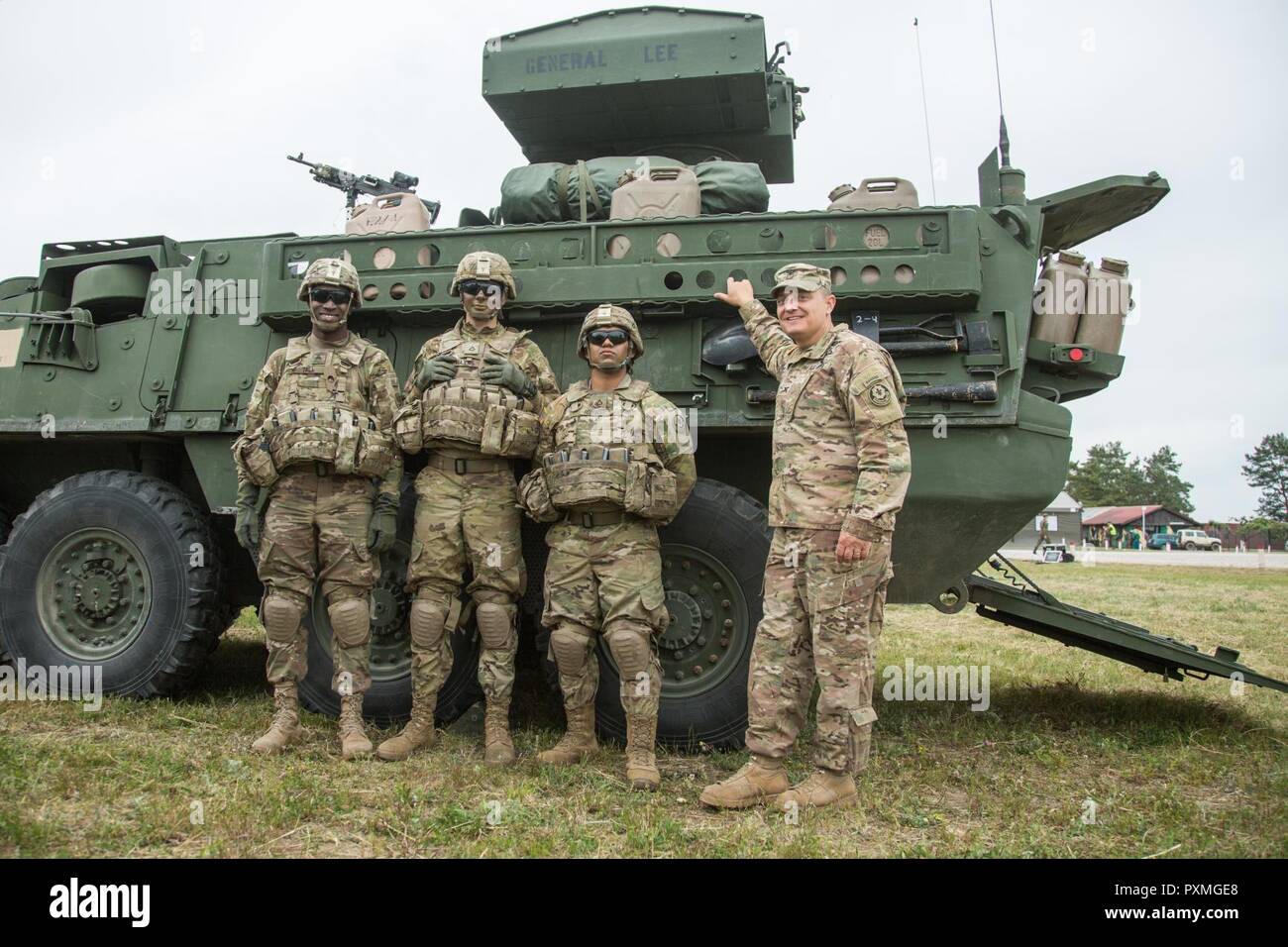 U.S. Army Col. Patrick Ellis, Commander, 2nd Cavalry Regiment, pose ...