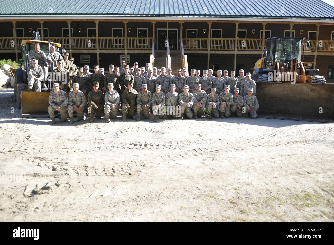 Members from the 122nd Fighter Wing Civil Engineering Squadron, Fort ...