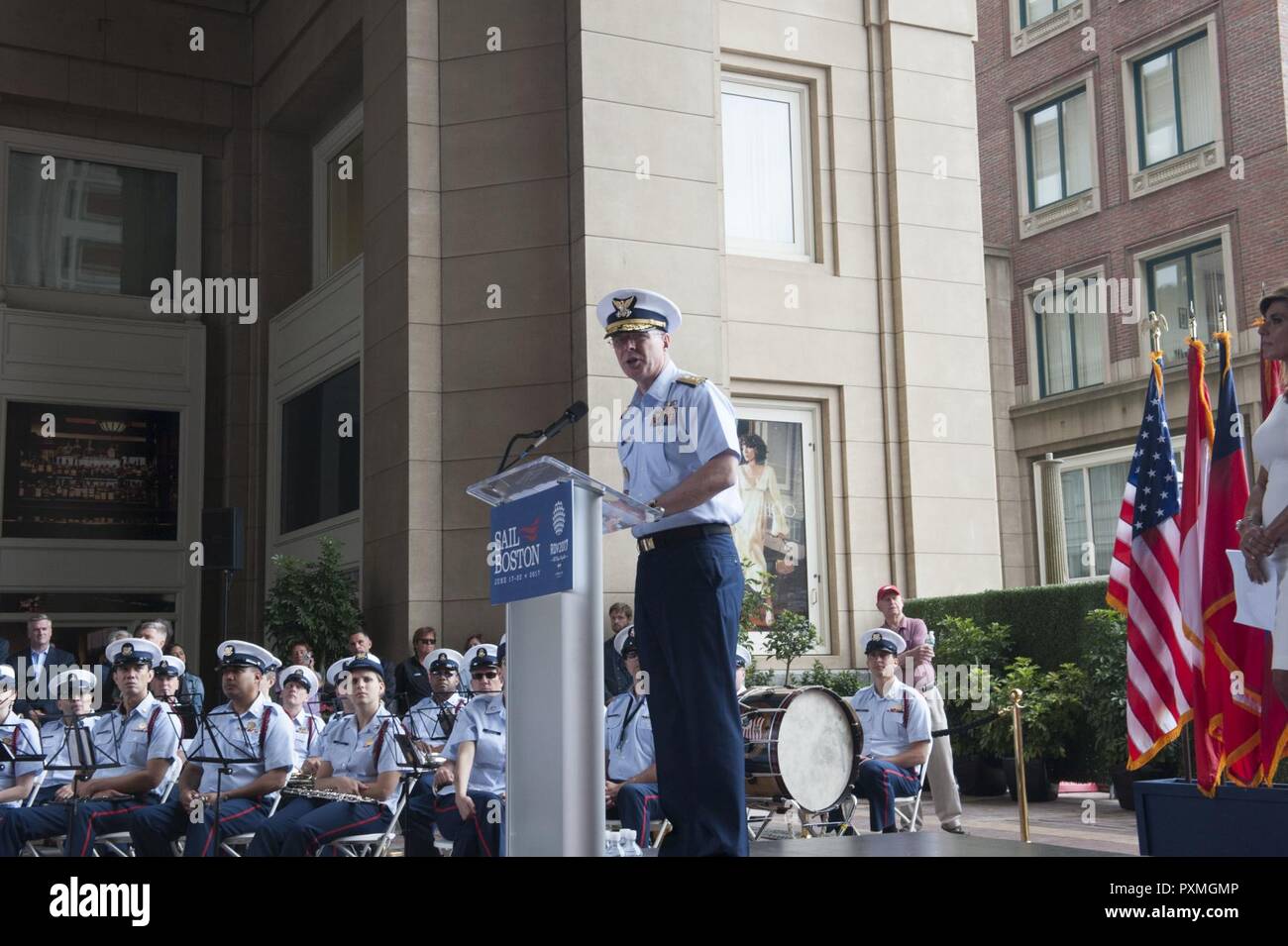 Commander coast guard first district hi-res stock photography and ...