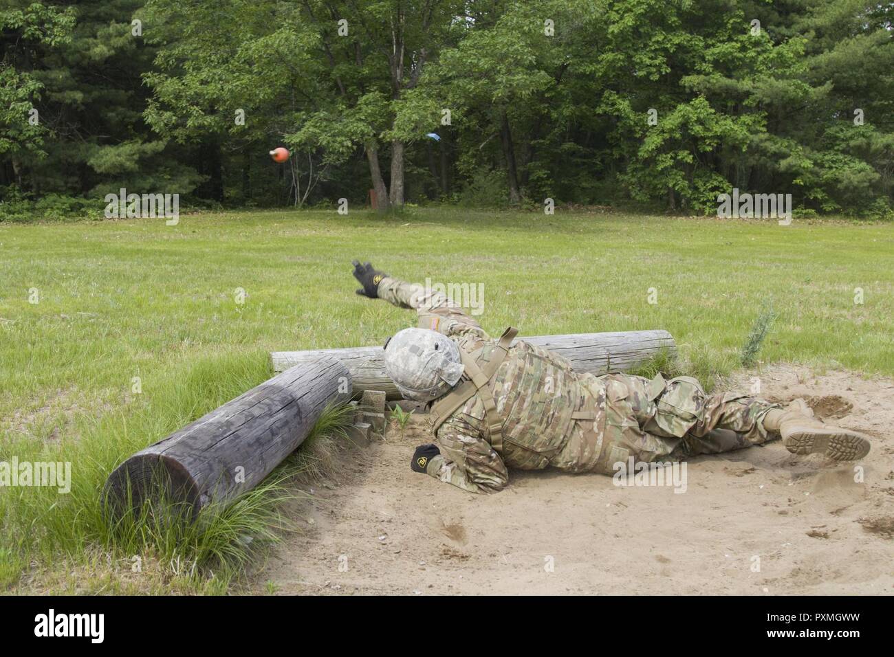 U.S. Army Sgt. Christopher Tomer, Alpha Company, 572nd Brigade Engineer ...