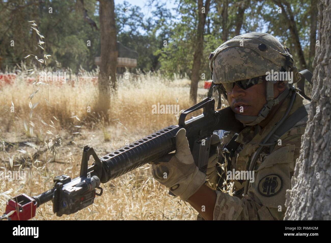 U.S. Army Spc. Jonathan Rosario, part of the Quick Reaction Force on ...