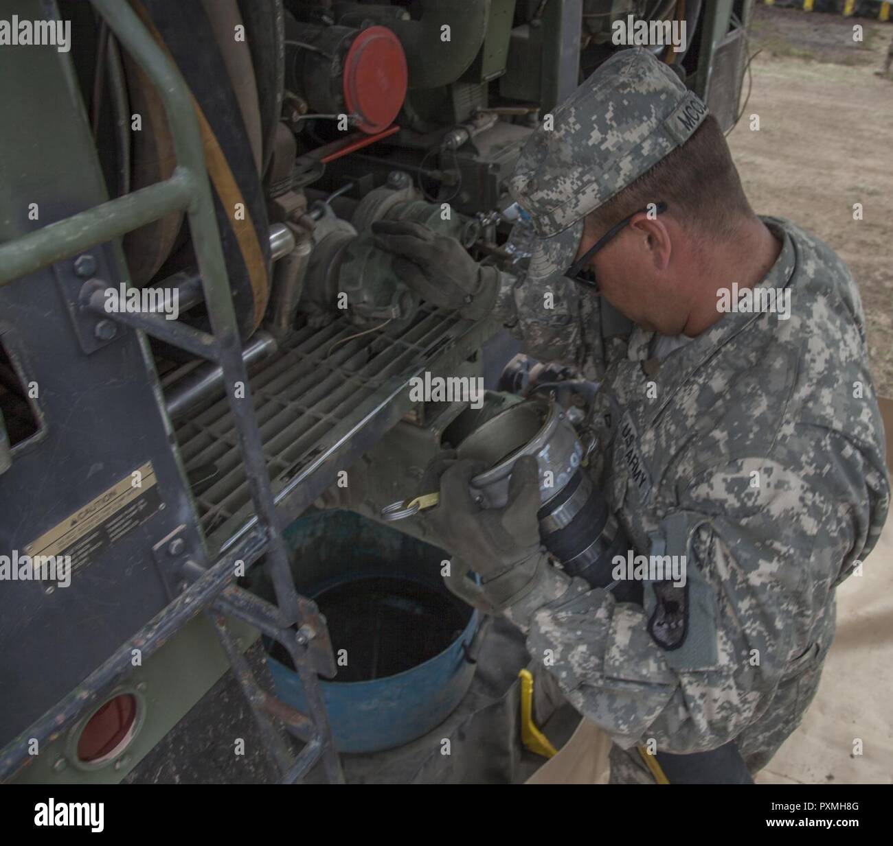 U.S. Army Pfc. Shane McCloud, Company A, 139th Brigade Support ...