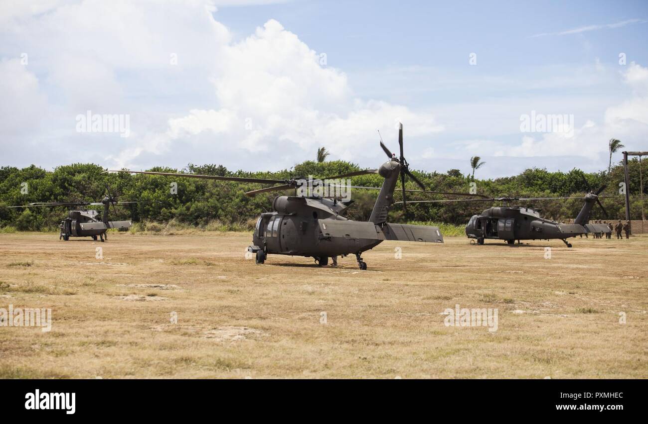 MARINE CORPS BASE HAWAII – UH-60 Black Hawk helicopters assigned to the ...