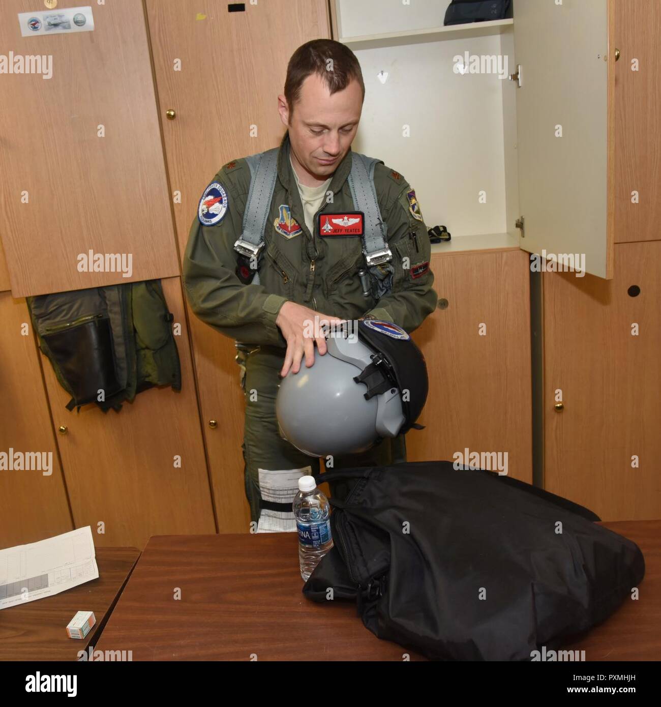 Oregon Air National Guard Maj. Jeff Yeates, assigned to the 123rd ...