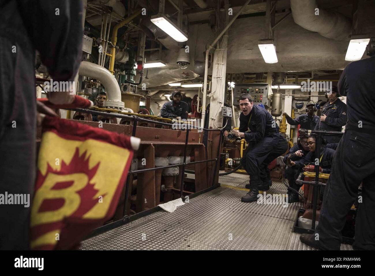 9 U.S. 5TH FLEET AREA OF OPERATIONS (June 15, 2017) Machinist Mate ...