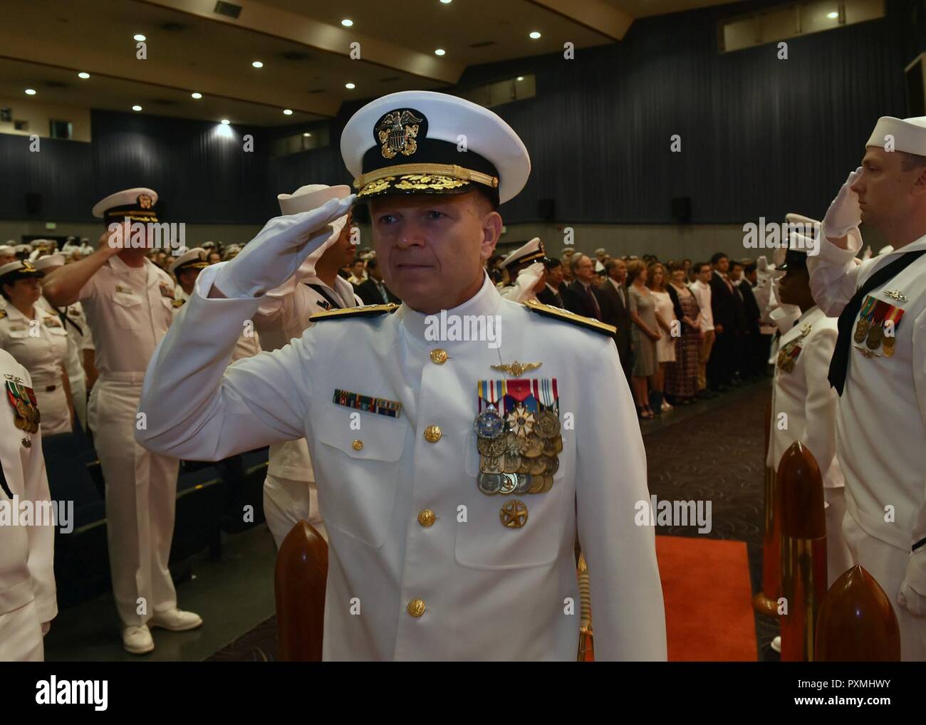 YOKOSUKA, Japan (June 16, 2017) Rear Adm. Gregory Fenton, commander of ...