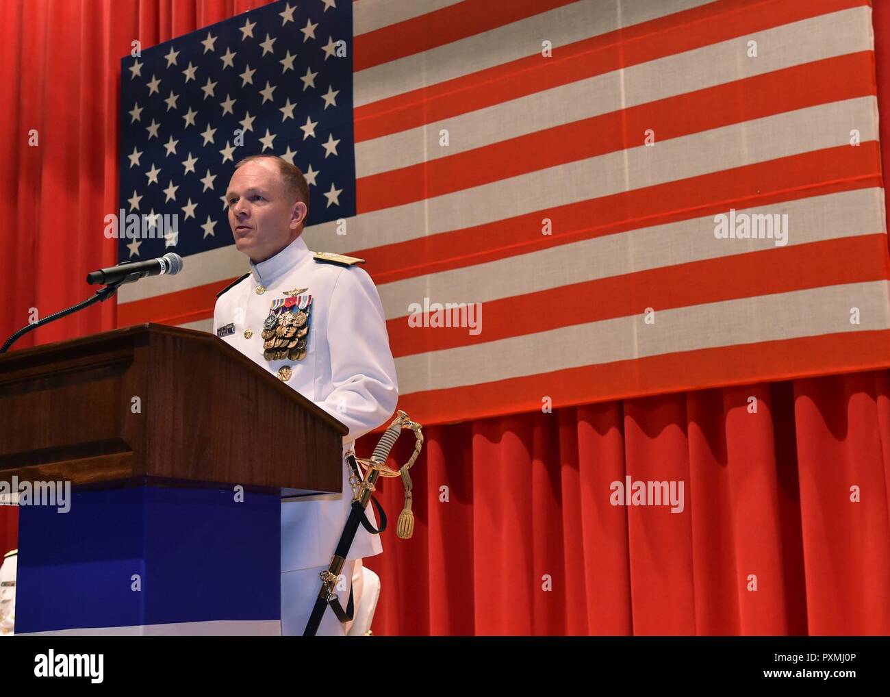YOKOSUKA, Japan (June 16, 2017) Rear Adm. Gregory Fenton, commander, U ...