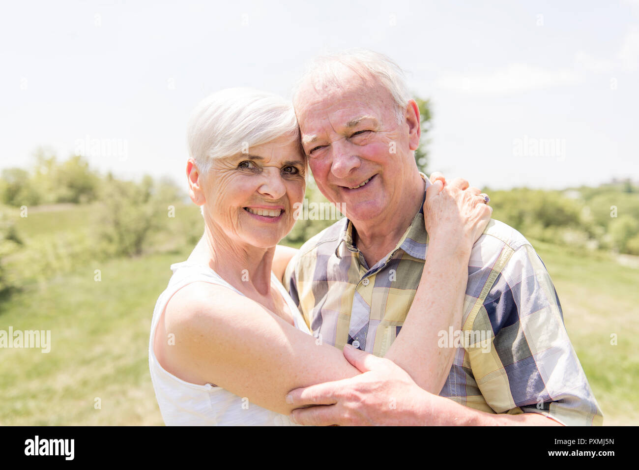 Couple having a good time outside hi-res stock photography and images ...