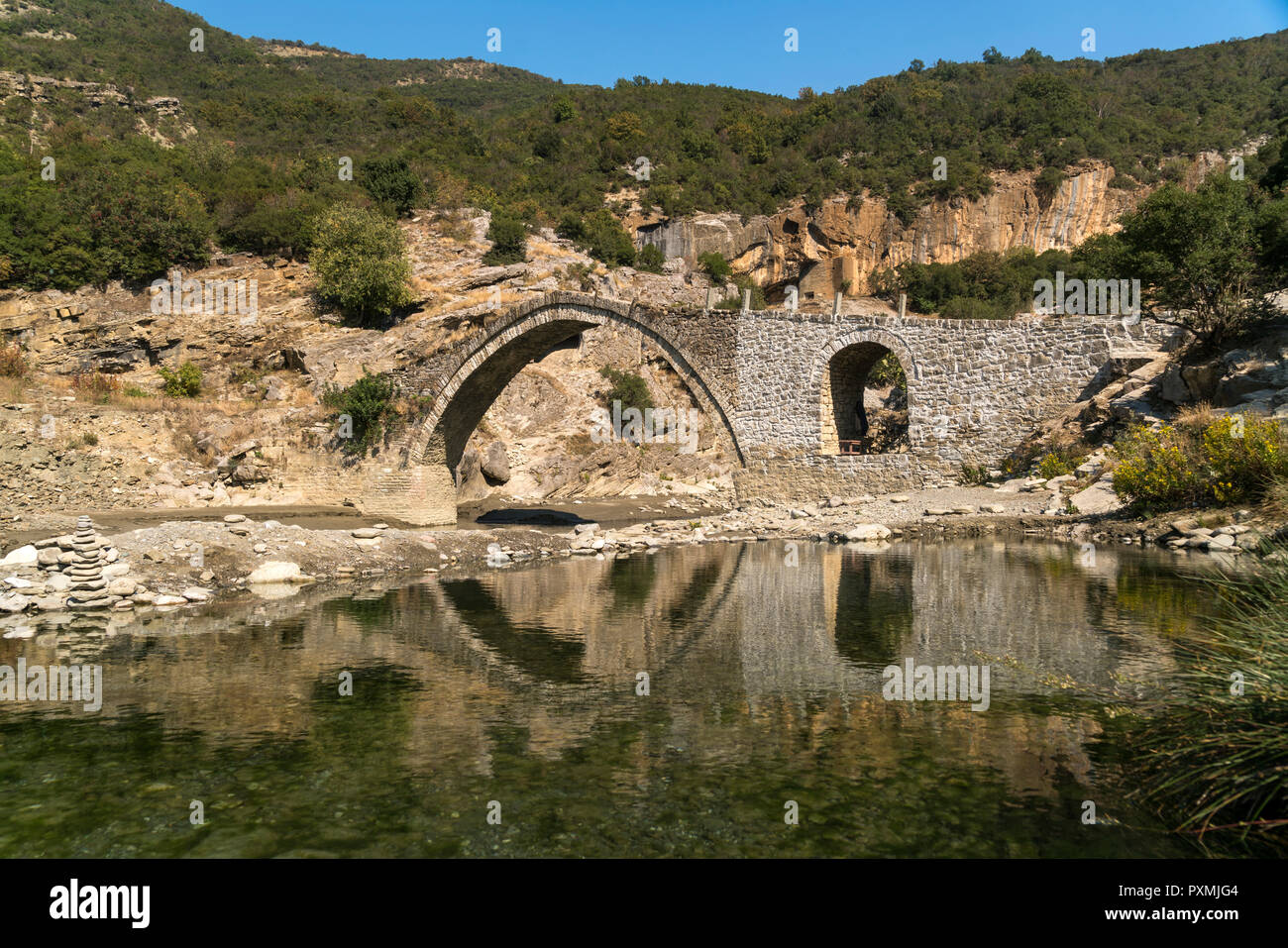 Ottoman stone arch bridge ura e kadiut hi-res stock photography and ...