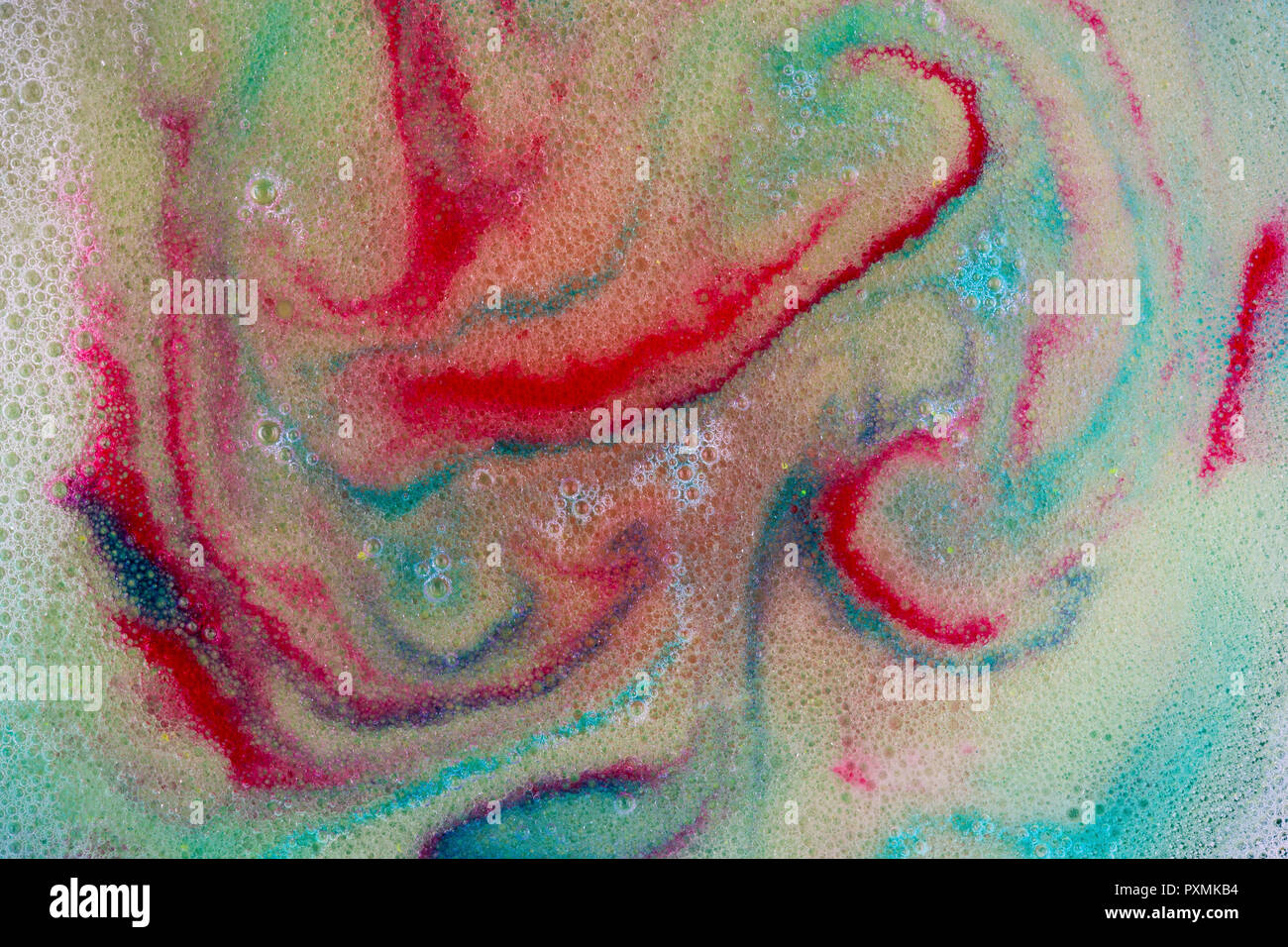 photo of colored foam with bubbles, closeup background image Stock ...