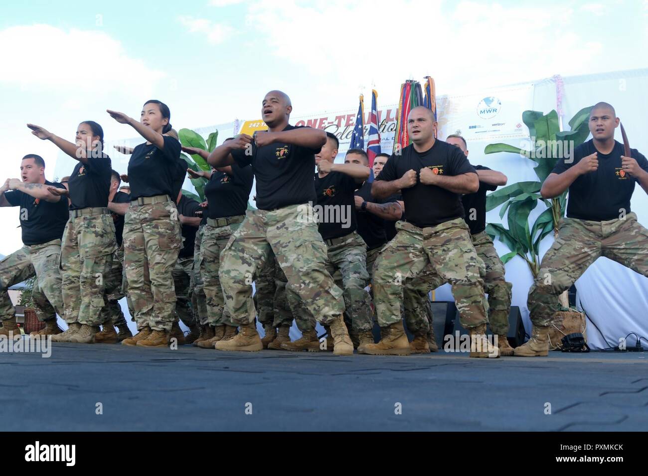 The 25th Infantry Division Hui Ha’a team performed their respectful ...