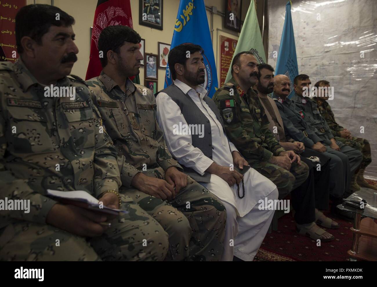 Afghan National Defense and Security Forces and Governor Hayatullah ...