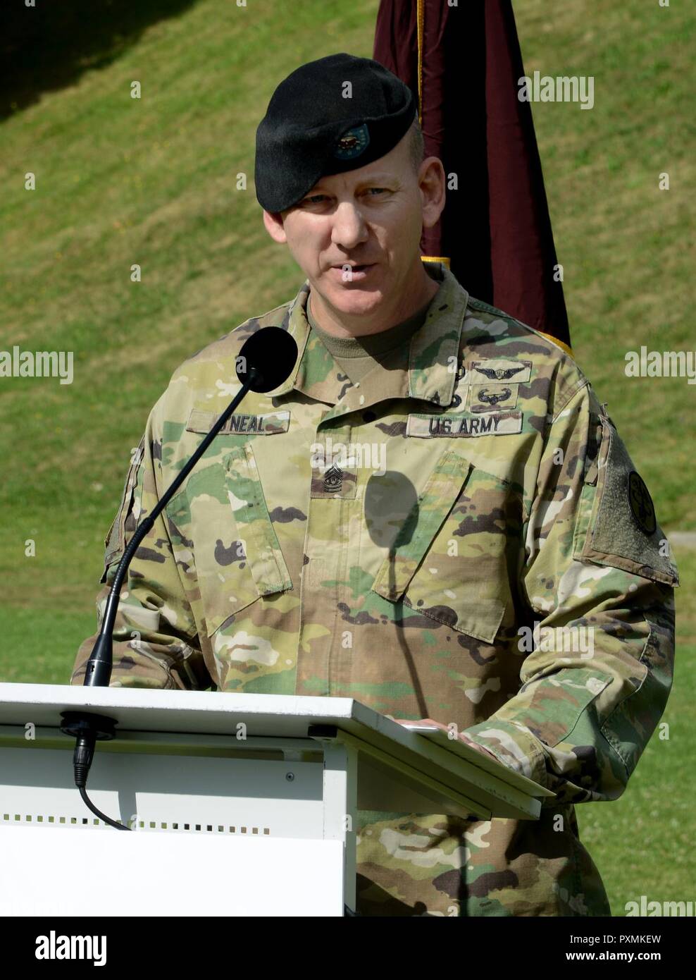 Command Sgt. Maj. William O’Neal, outgoing Regional Health Command ...