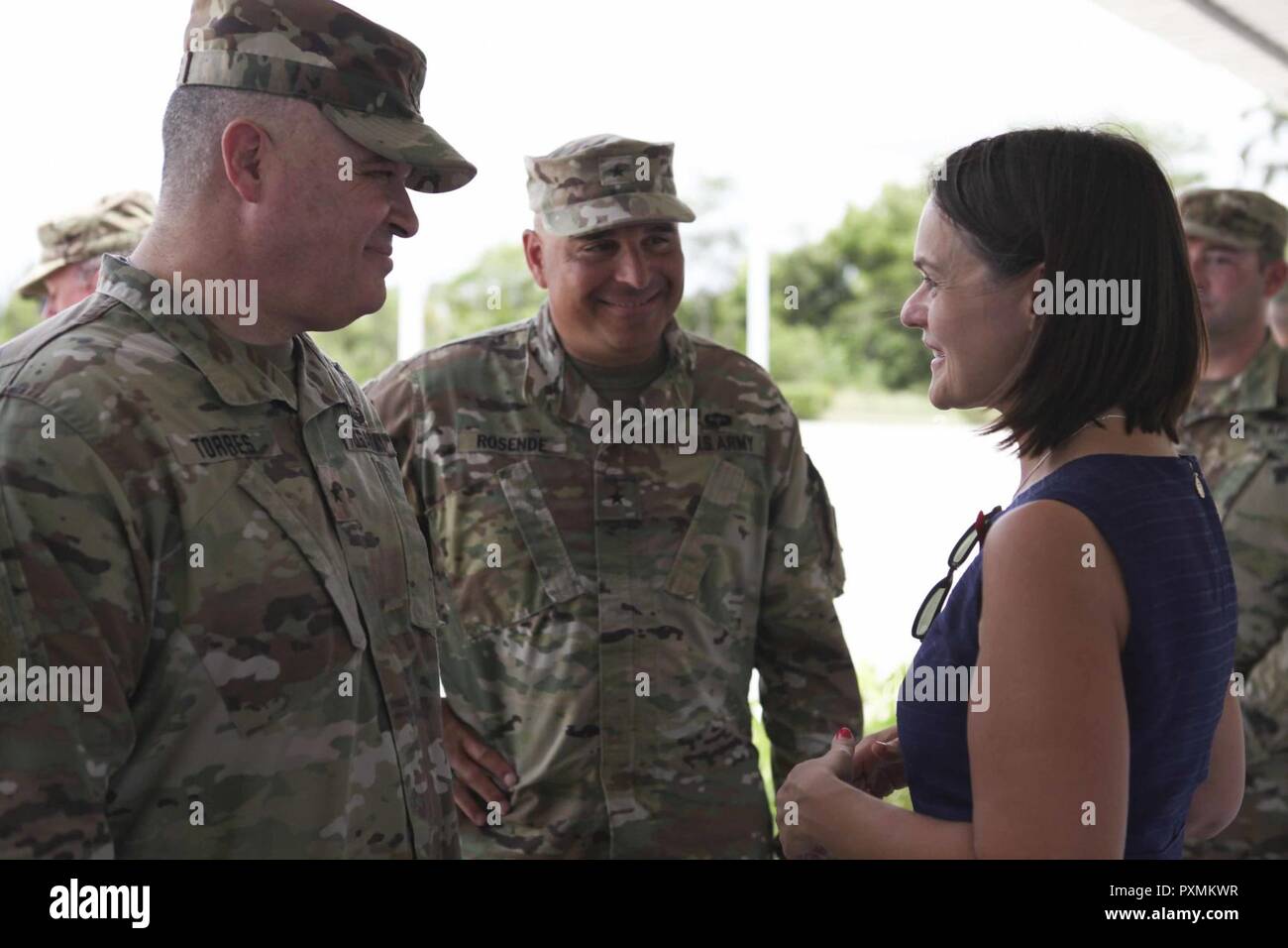 Brig. Gen. Richard Torres, the deputy commander of U.S. Army South ...