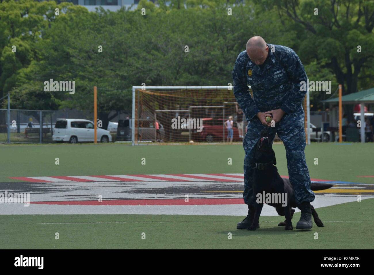 SASEBO, Japan (June 16, 2017) Master-at-Arms 1st Class Justin Treml ...