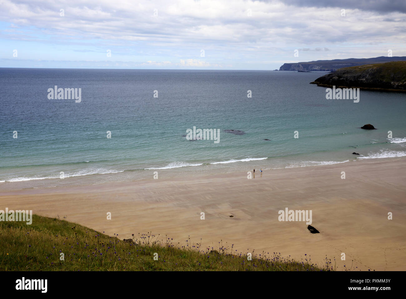 The beaches at Durness peninsula, Scotland, Highlands, United Kingdom ...