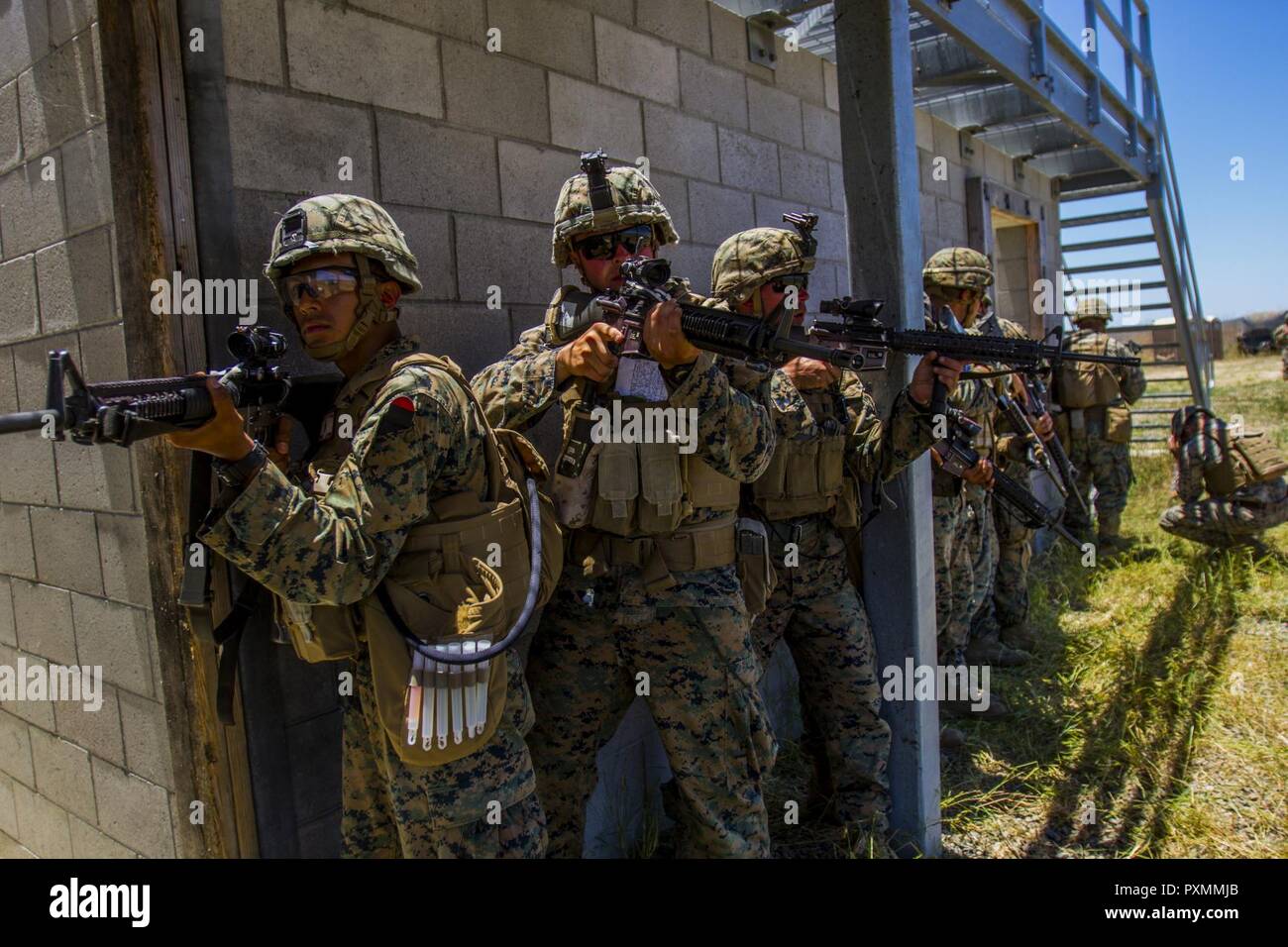 Marines with 1st Combat Engineers Battalion, 1st Marine Division ...