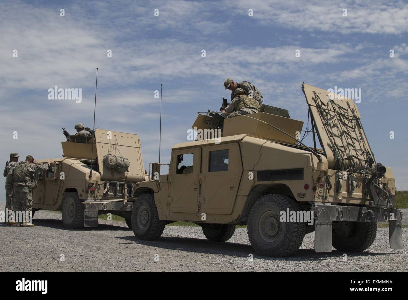 U.S. Soldiers with Alpha Troop, 1st Squadron, 172nd Cavalry Regiment ...