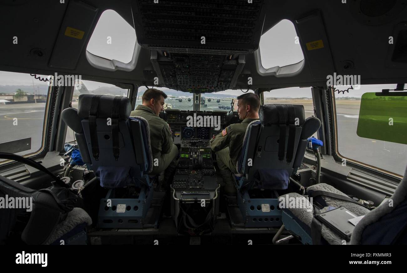 Col. Charles Velino, 15th Operations Group commander, and Maj. Justin ...