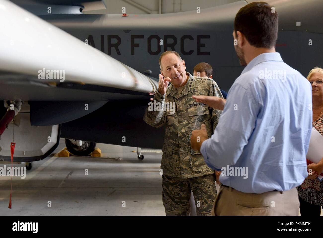Lt. Gen. Lee Levy II, Air Force Sustainment Center commander, speaks ...