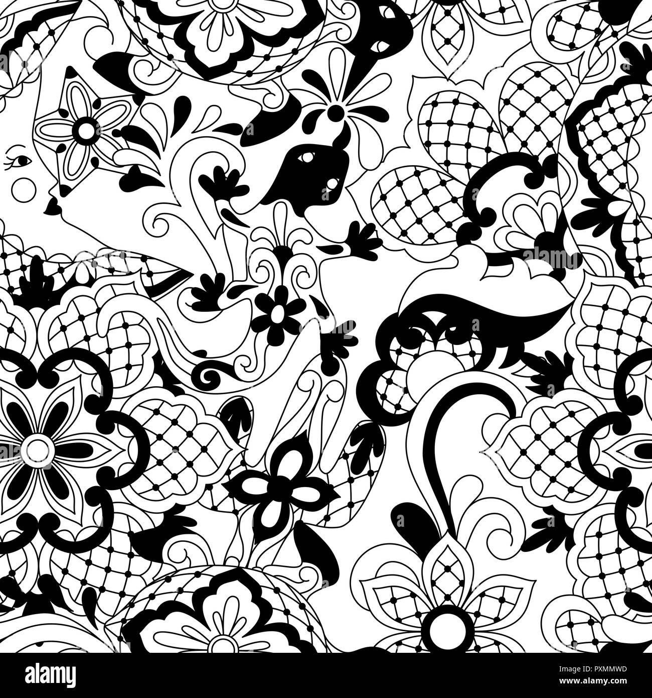 Mediterranean lace border hi-res stock photography and images - Alamy