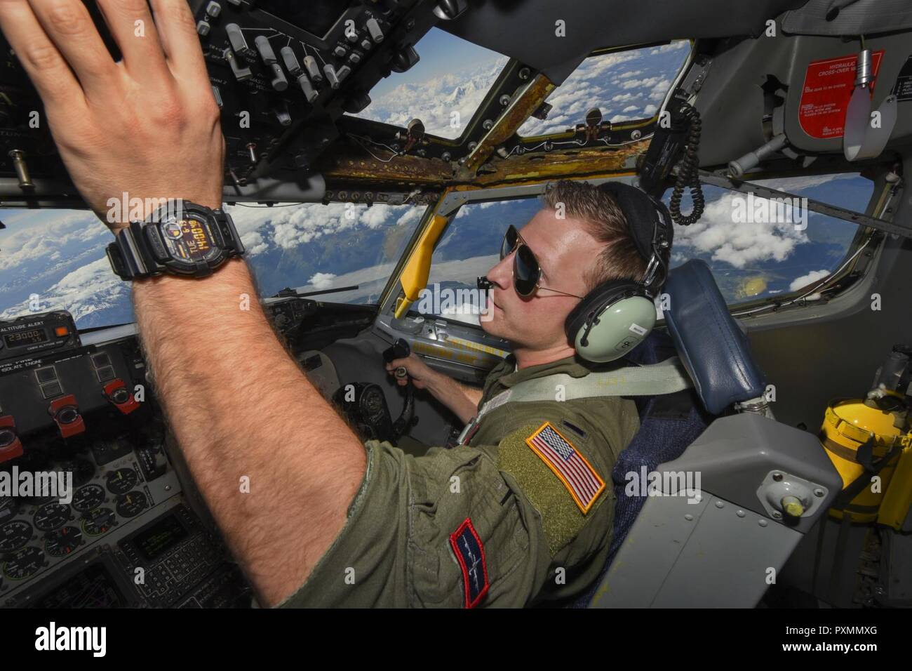 First Lt. Evan Menchen, 350th Air Refueling Squadron KC-135 ...