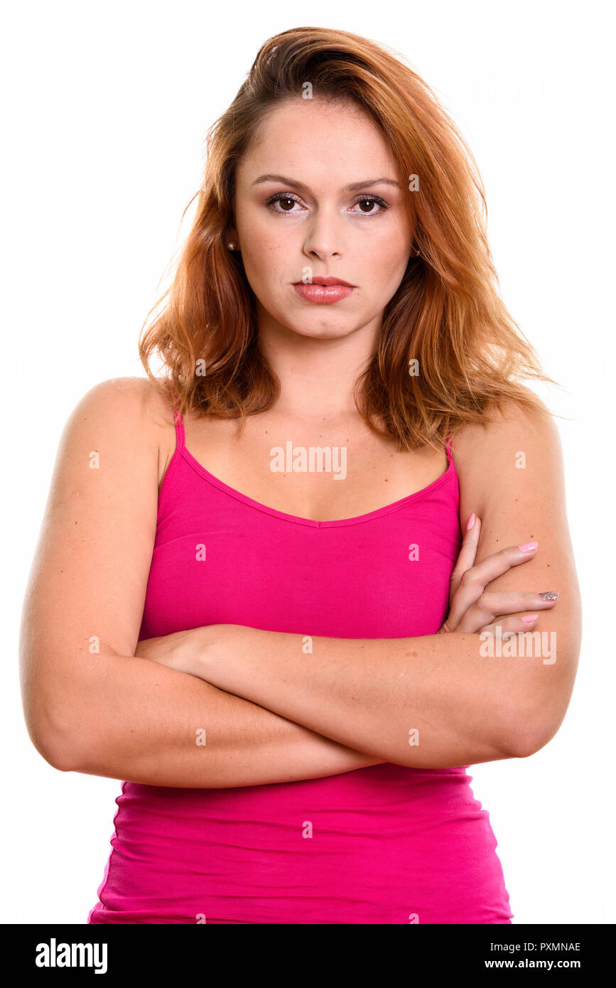 Woman arms crossed angry hi-res stock photography and images - Alamy