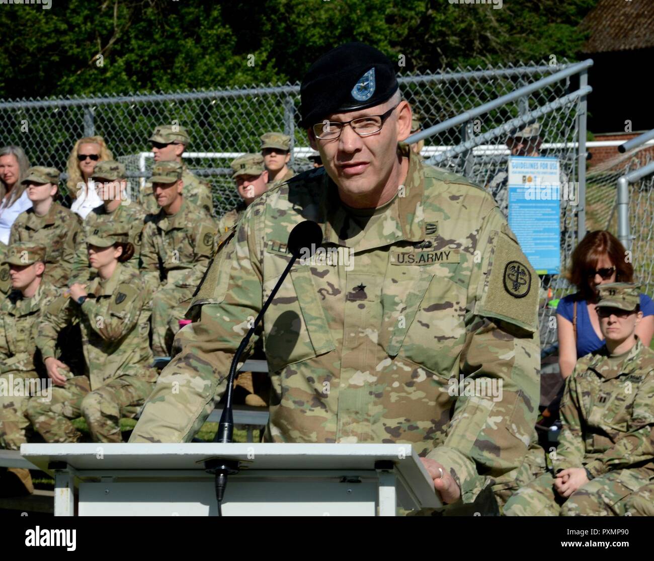 Brig. Gen. Dennis LeMaster, commanding general, Regional Health Command ...