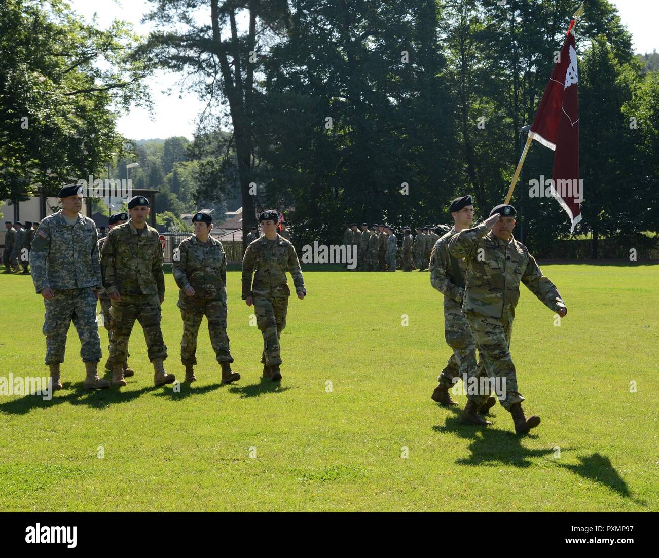 Landstuhl Regional Medical Center, Troop Command, commanded by Lt. Col ...