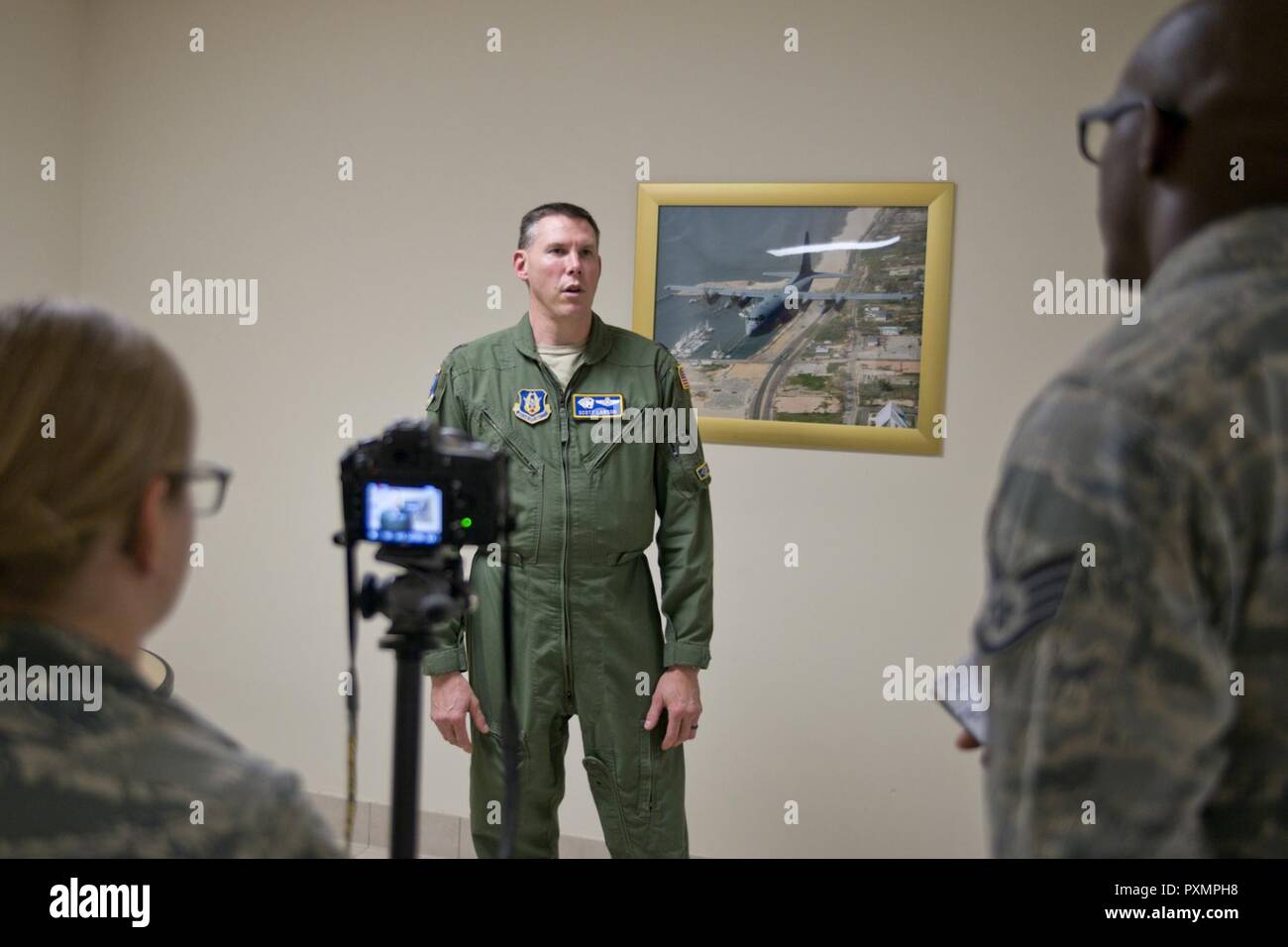 U.S. Air Force Reserve Lt. Col. Scott Lawson, chief of safety, 913th ...