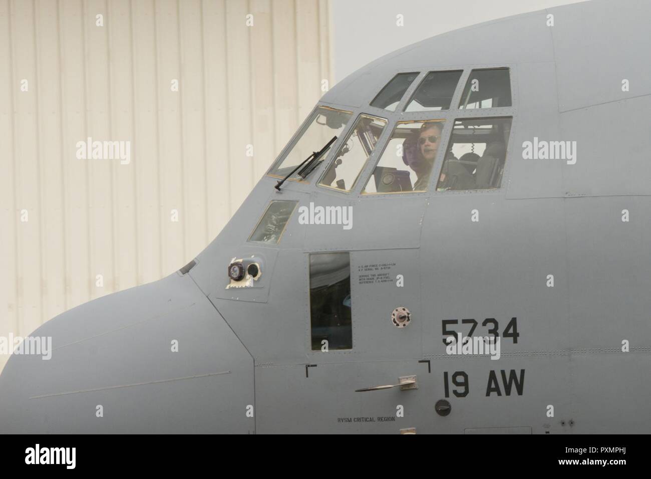 U.S. Air Force Reserve Lt. Col. Dan Collister, evaluator pilot, 327th ...