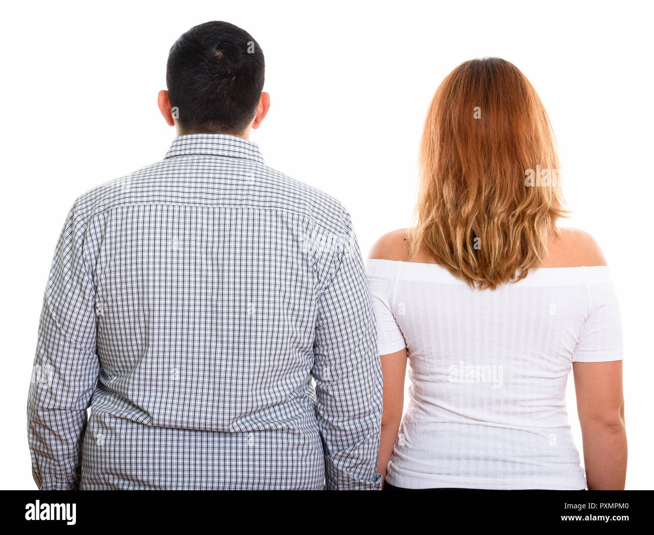 Back view hi-res stock photography and images - Alamy