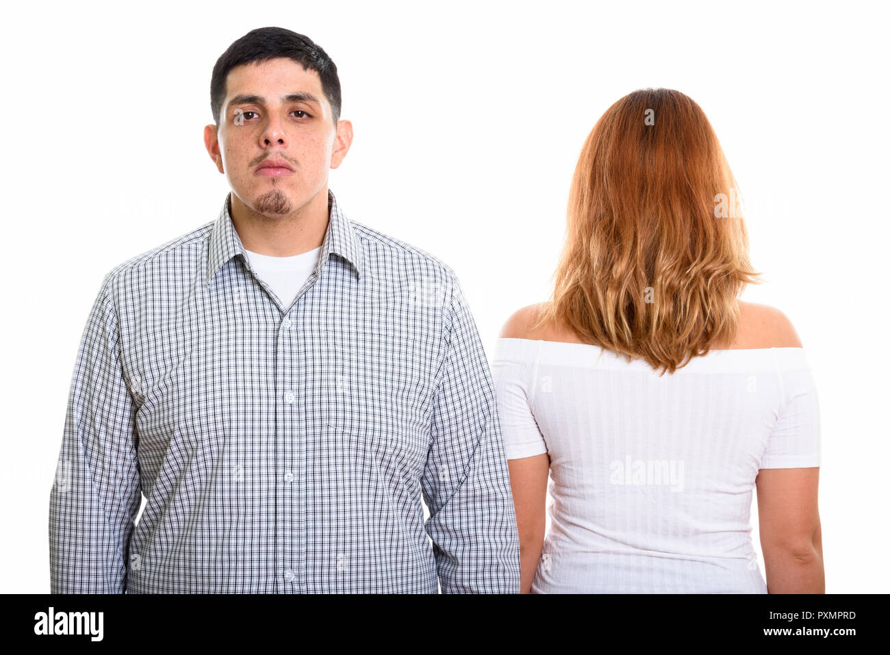 Fat girl back view hi-res stock photography and images - Alamy